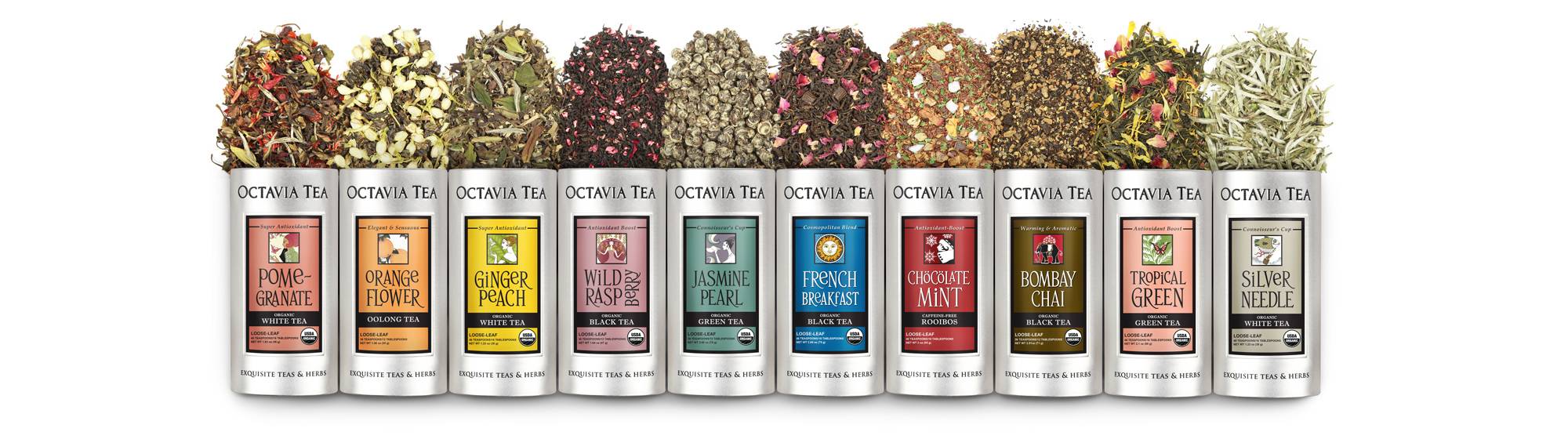 Tin - SIZE - SHOP TEA | Octavia Tea